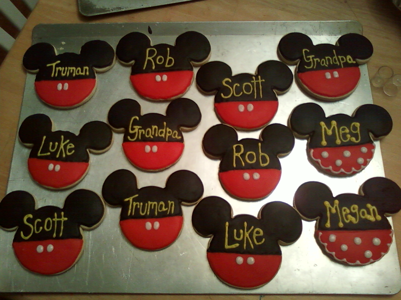 Anita's Sweets and Treats: Mickey Mouse Cookies