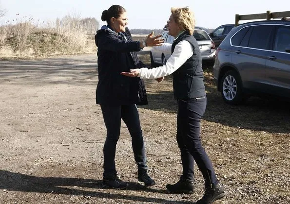 Crown Princess Victoria's hiking in Närke started