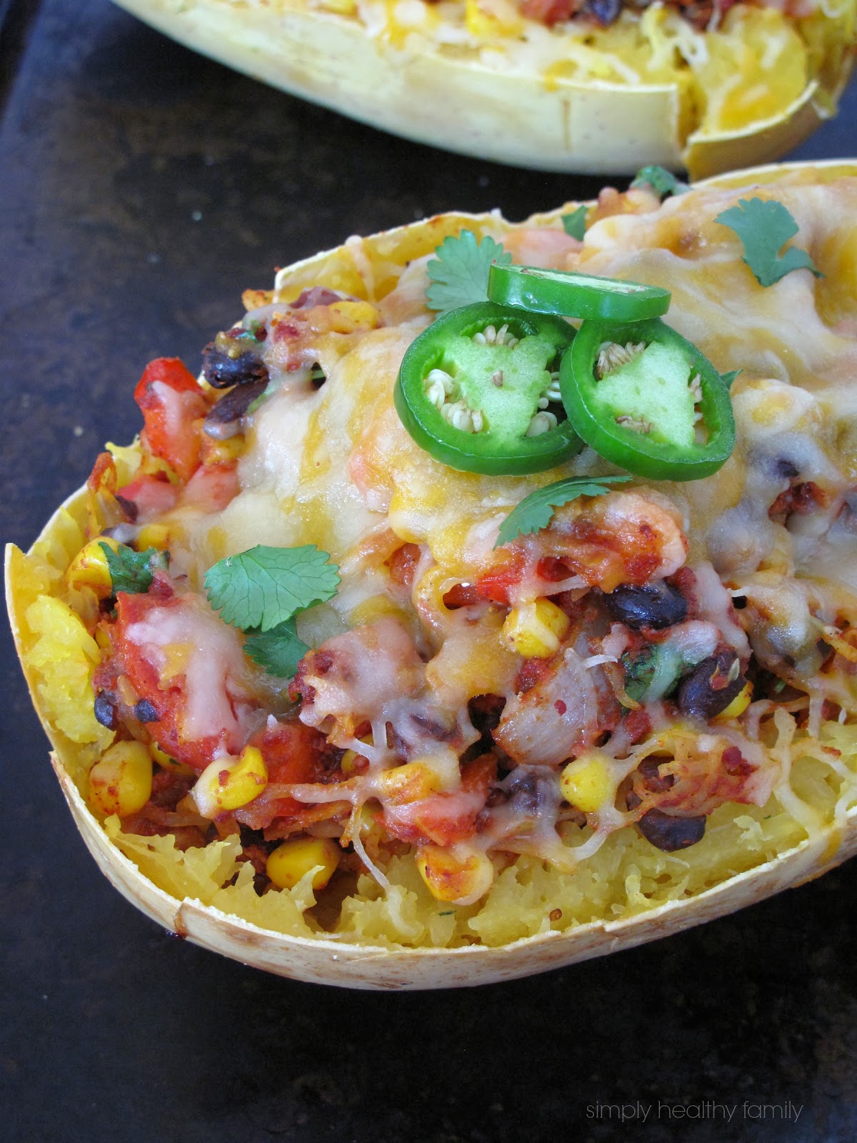 #Recipes: South Western Style Stuffed Spaghetti Squash with Chorizo and ...