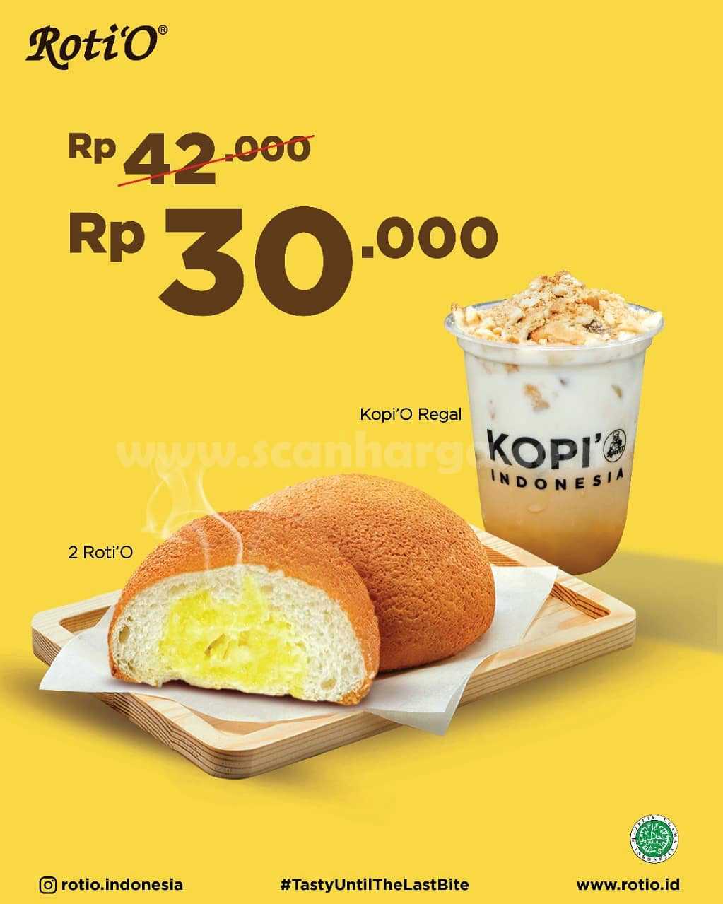 Promo RotiO Terbaru - Beli 2 Roti'O + Kopi Roti'O Regal hanya Rp 30.000 ...