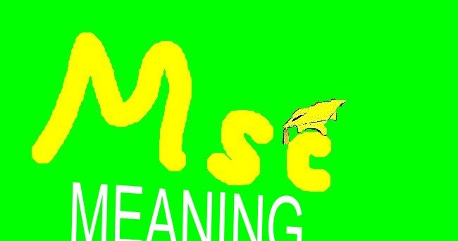 Msc MEANING