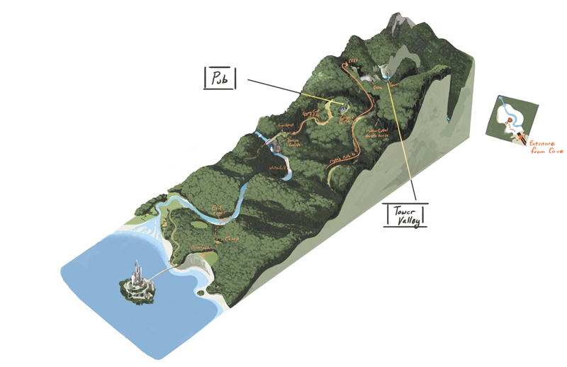 the art of kevin nelson: more "Tangled" maps and such