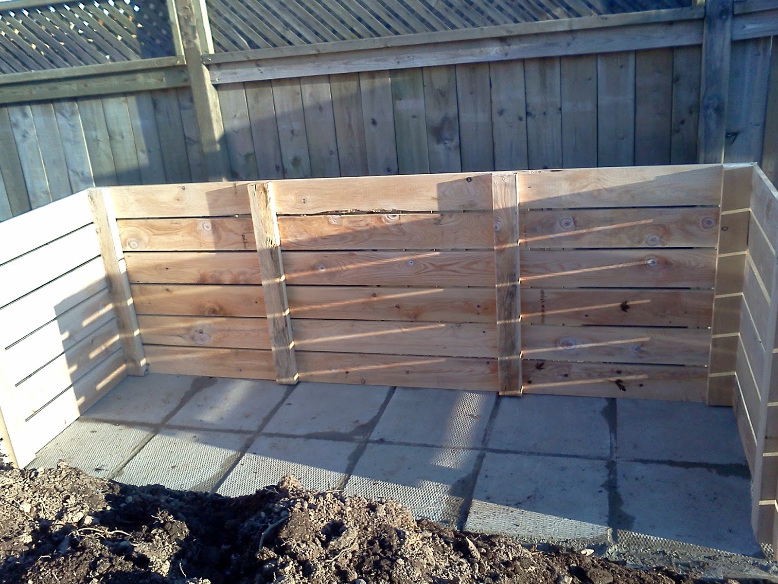 Lake City Farm: New Three Bin Compost System