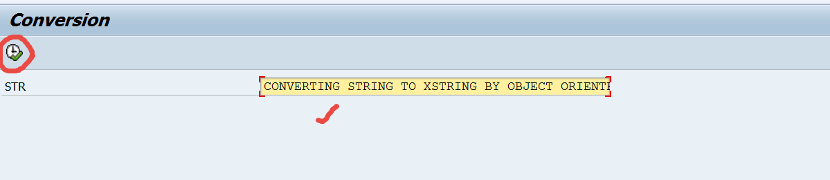 TECHSAP : Conversions (2) : XSTRING to STRING