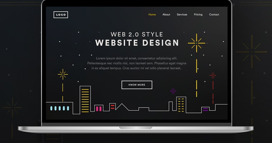 Web 2.0 Style Website Design - DataIT Solutions