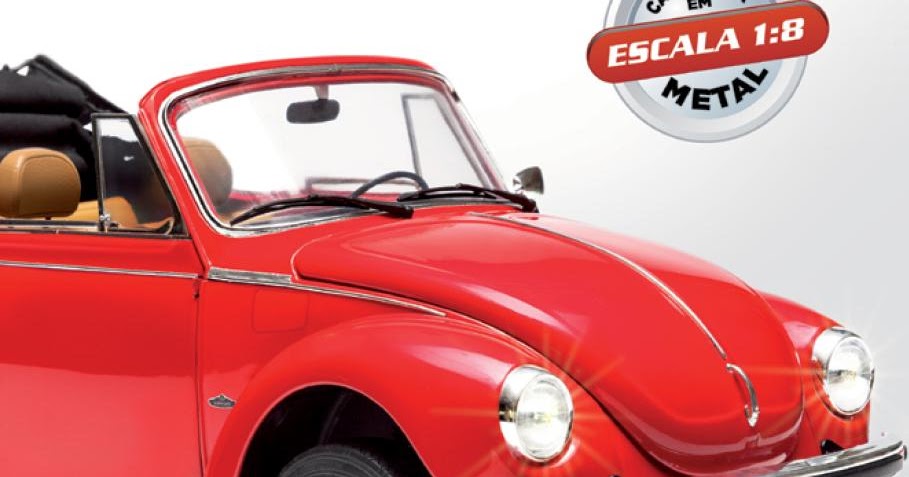Construye el Volkswagen Fusca 1303 convertible 1/8 Planeta DeAgostini ...