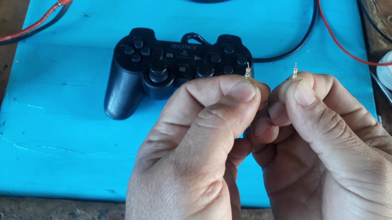 COMO PONER LED EN UN CONTROL DE PS2 /TUNEAR DS2 | LED RGB ...