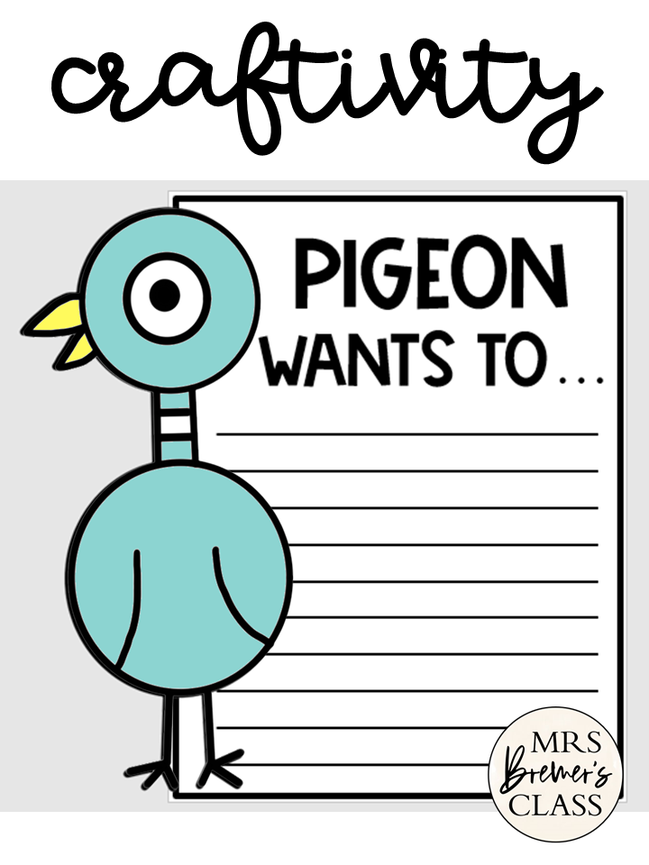 Pigeon Book Activities and Craftivity for ANY Book in the Series! | Mrs ...