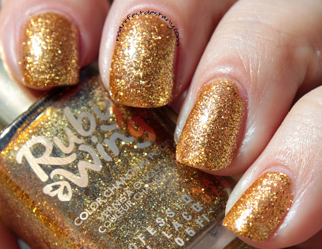 Ruby Wing color-changing scented polish in Sunflower swatches+review - Confessions of a ...