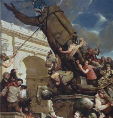 The Fall of Troy Painting