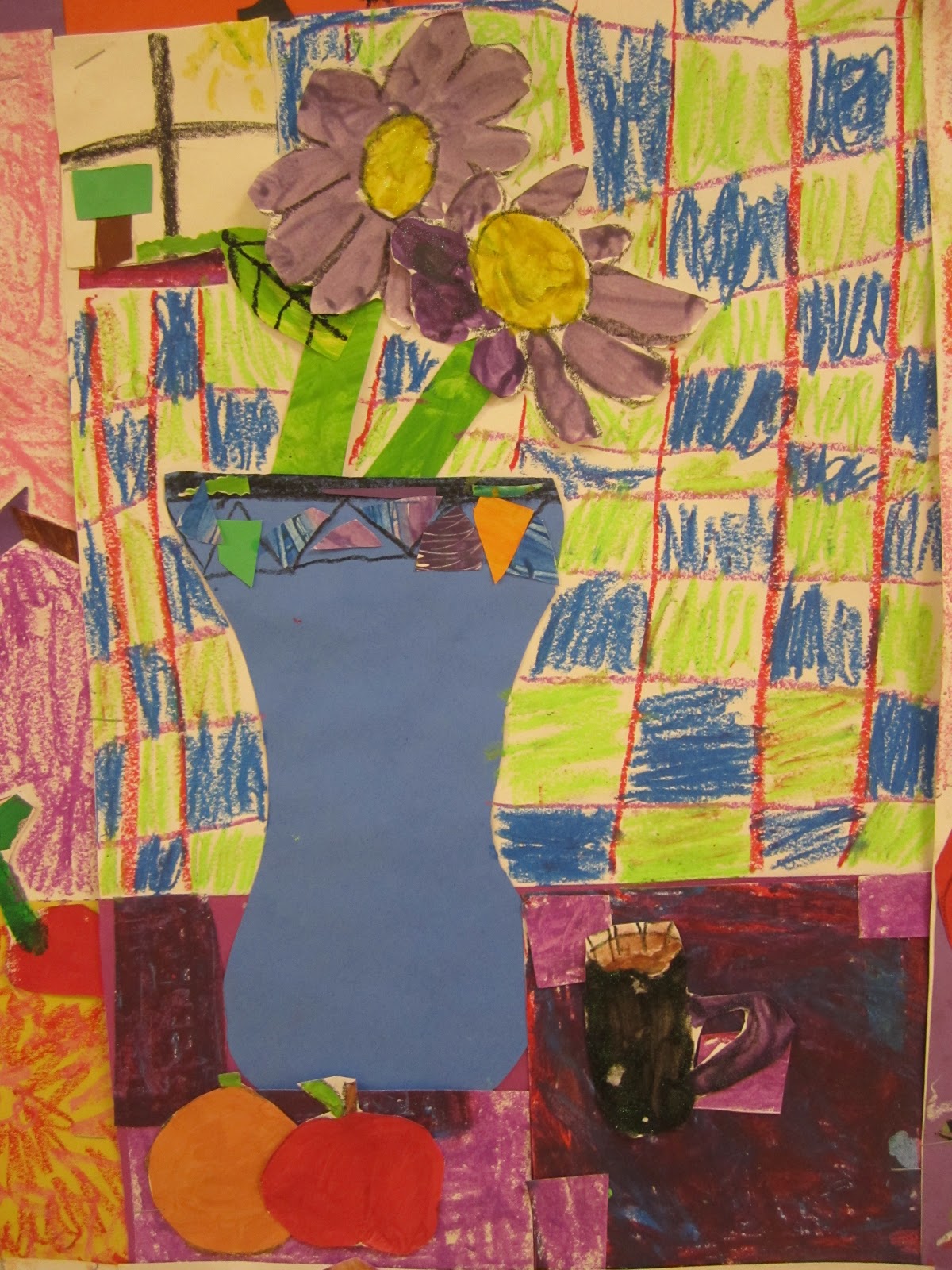 Think Create Art: Henri Matisse Still-Life Collage- 2nd Grade