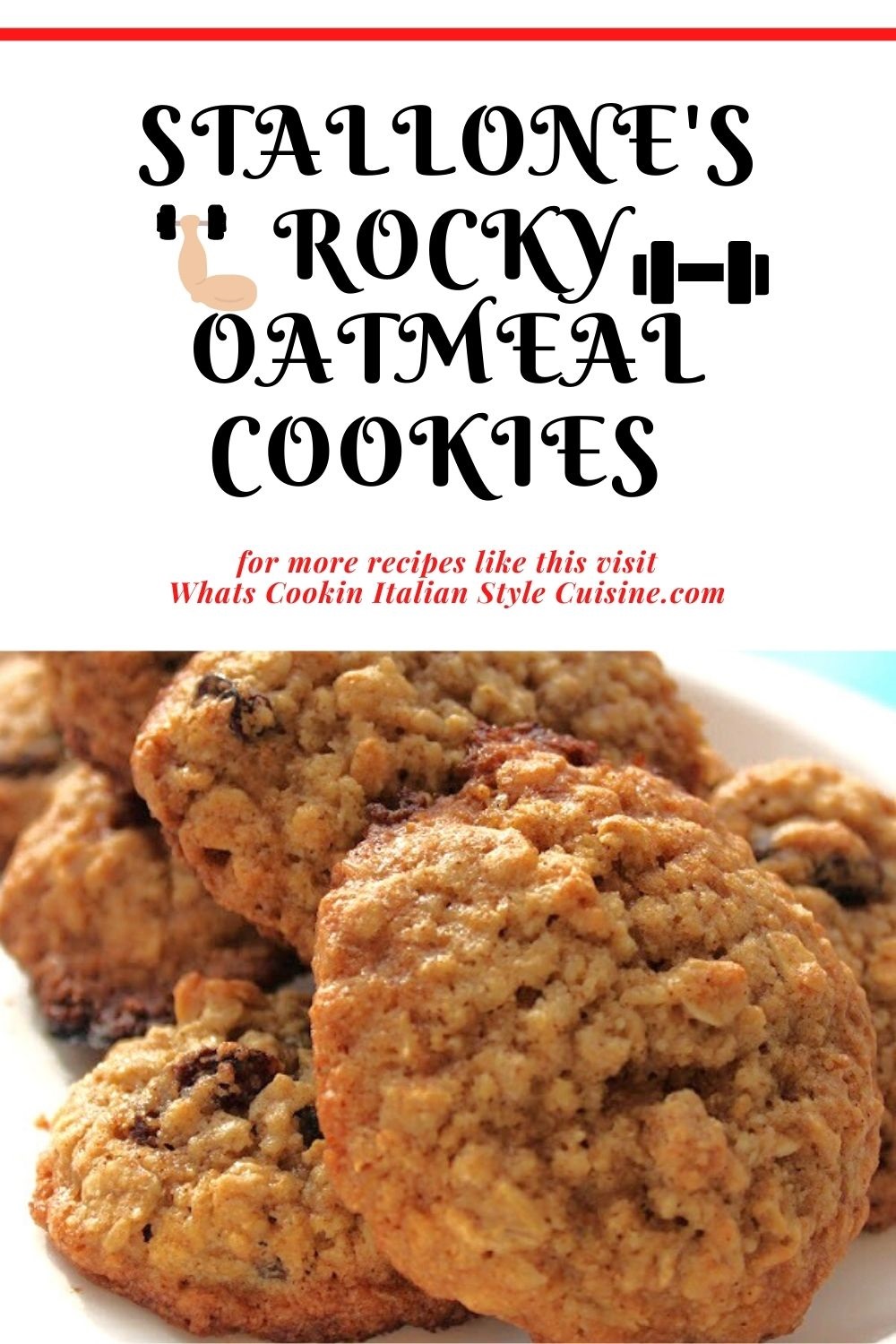 Stallone's Rocky Oatmeal Cookies | What's Cookin' Italian Style Cuisine
