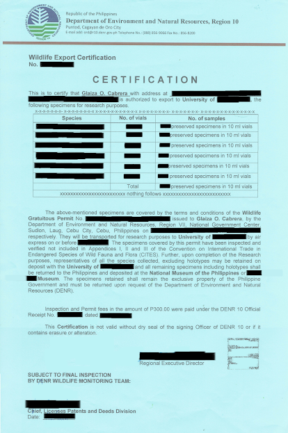 How to conduct wildlife research in the Philippines