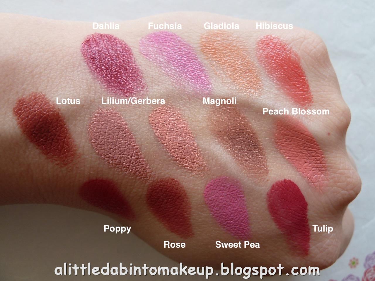 Of Toys and Co: Stila Convertible Color Comparison Swatches