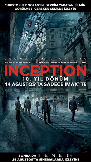 'Inception / Başlangıç' 14 Ağustos’ta IMAX®'lerde! - mümkünmertebe
