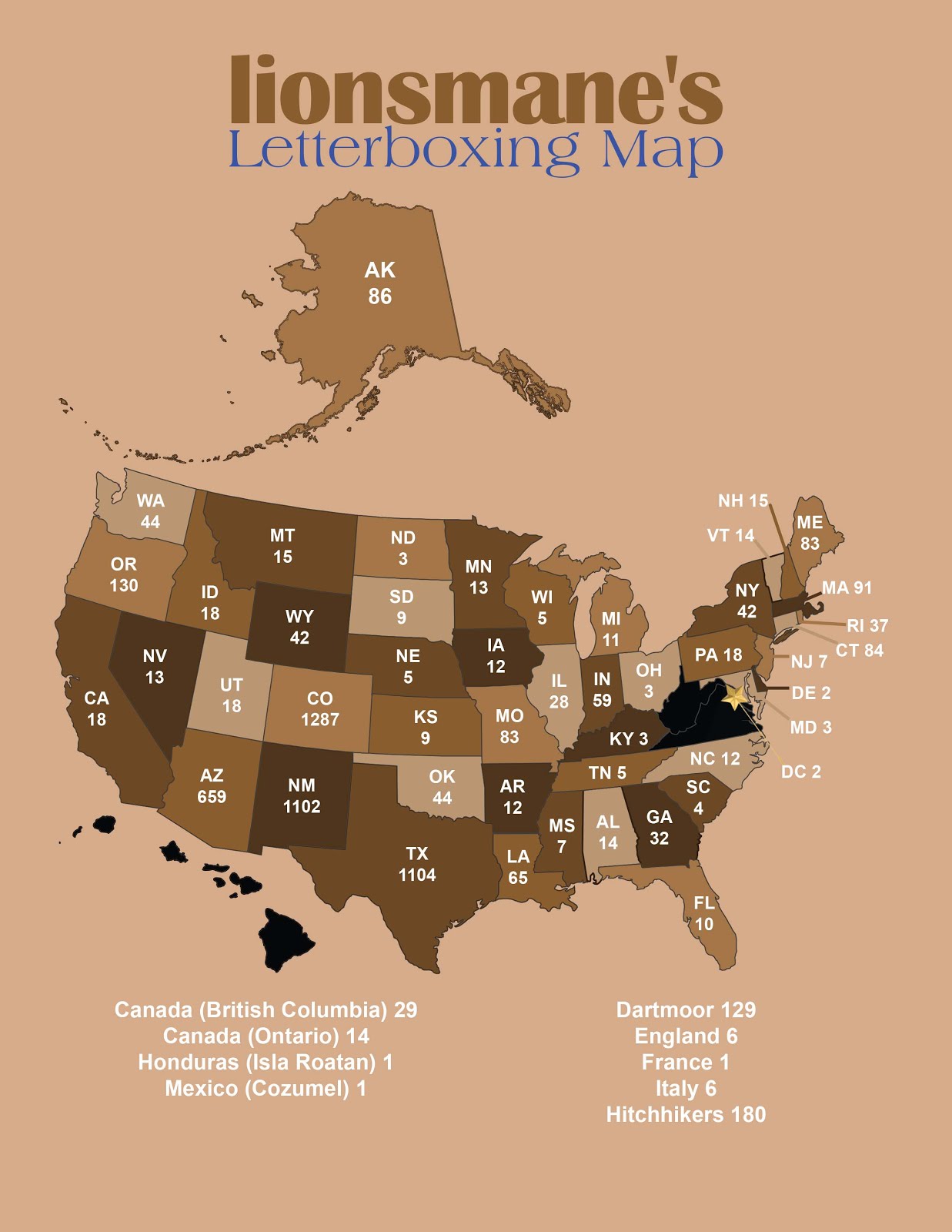 The Lion's Game: Labor Day Letterboxing