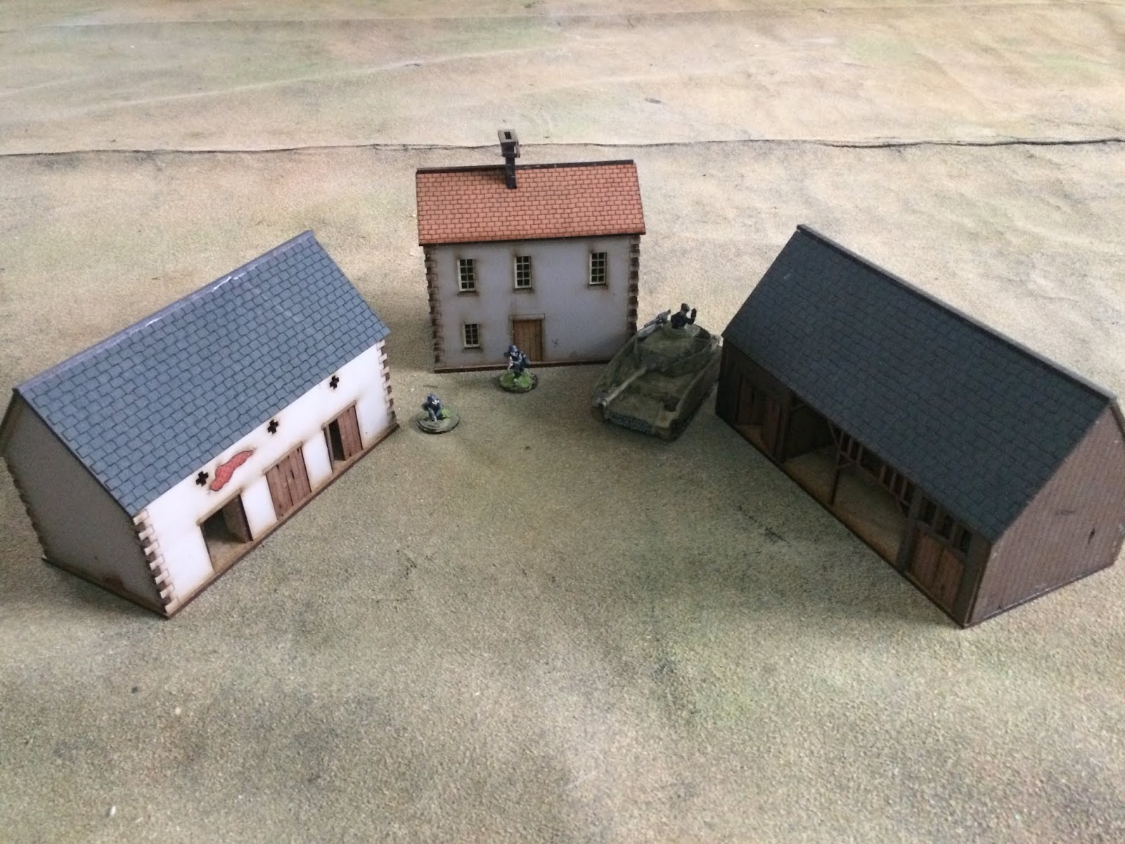 Empires At War Blog: 15mm and 20mm Normandy Farm Prepainted kits