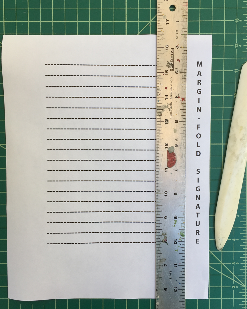 Instructions: Margin-fold Signatures for Laser or Inkjet Printing