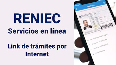 RENIEC servicios en línea Tramites que puedes hacer por INTERNET ~ Es ...