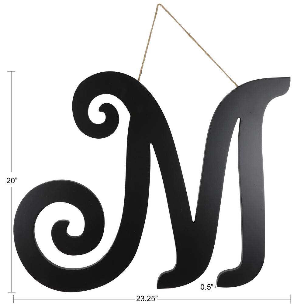 Decorative Letter M Cursive - Birthday Letter