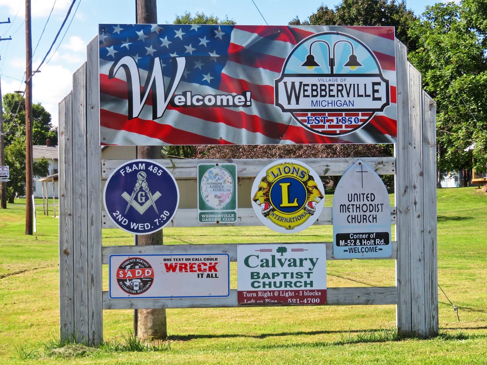 Geographically Yours Welcome: Webberville, Michigan Geographically Yours Welcome: Webberville, Michigan