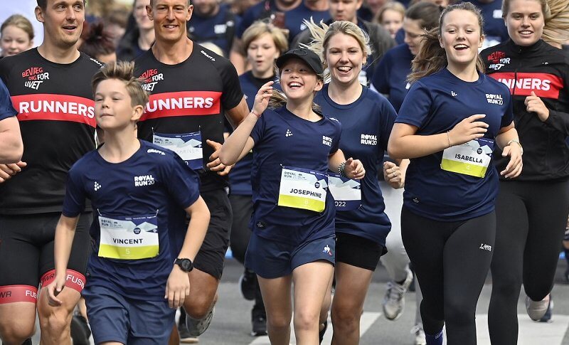 Danish Crown Prince family took part in the Royal Run 2021