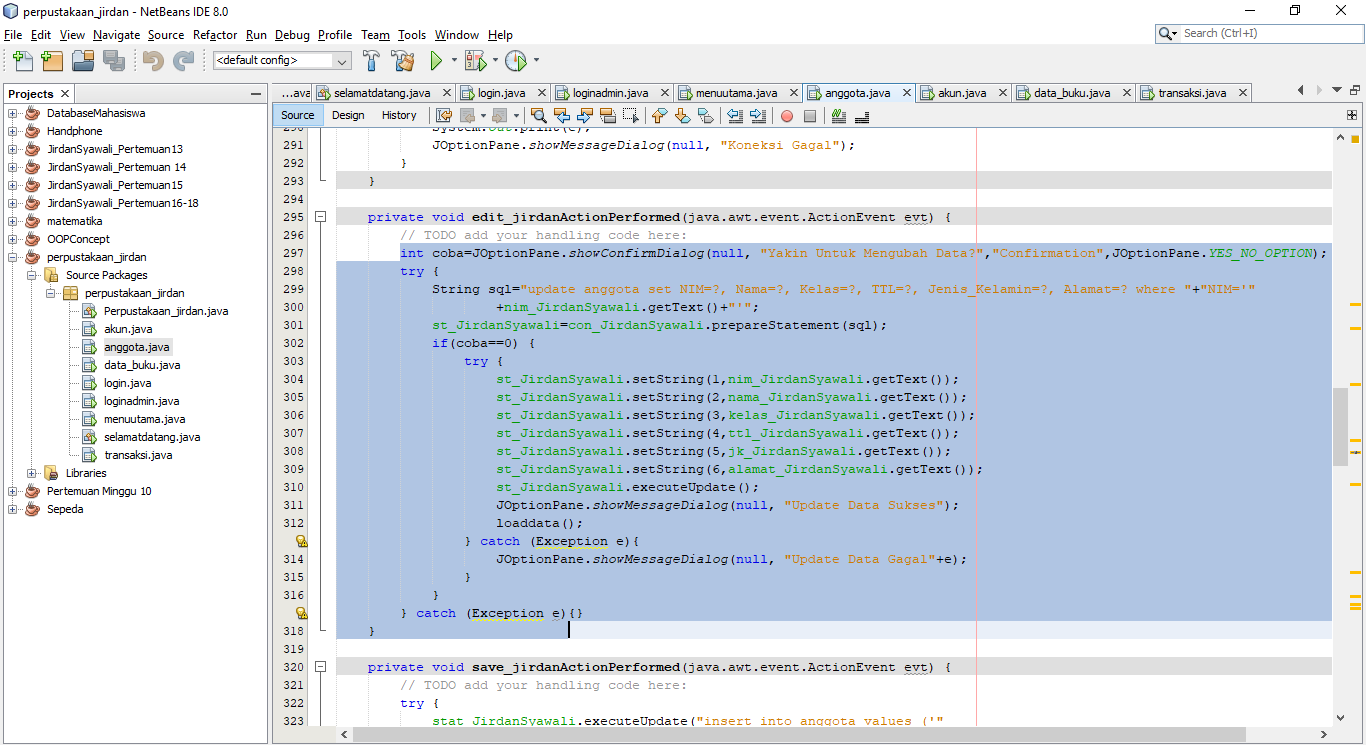 Cara Membuat Program Peminjaman Buku dengan Netbeans & XAMPP - UAS ...
