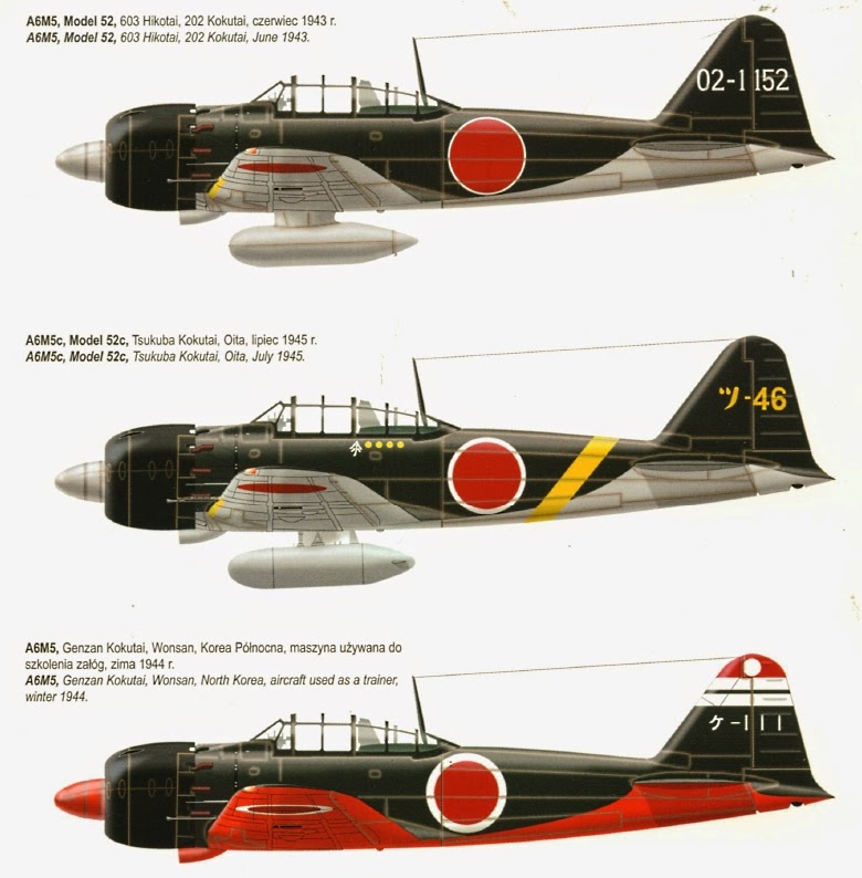 Japanese Aircraft of WWII: A6M5 Type 0 Model 52