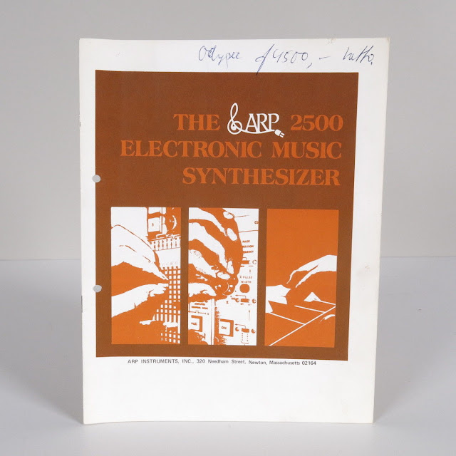 MATRIXSYNTH: ARP 2500 vintage modular synthesizer original brochure ...