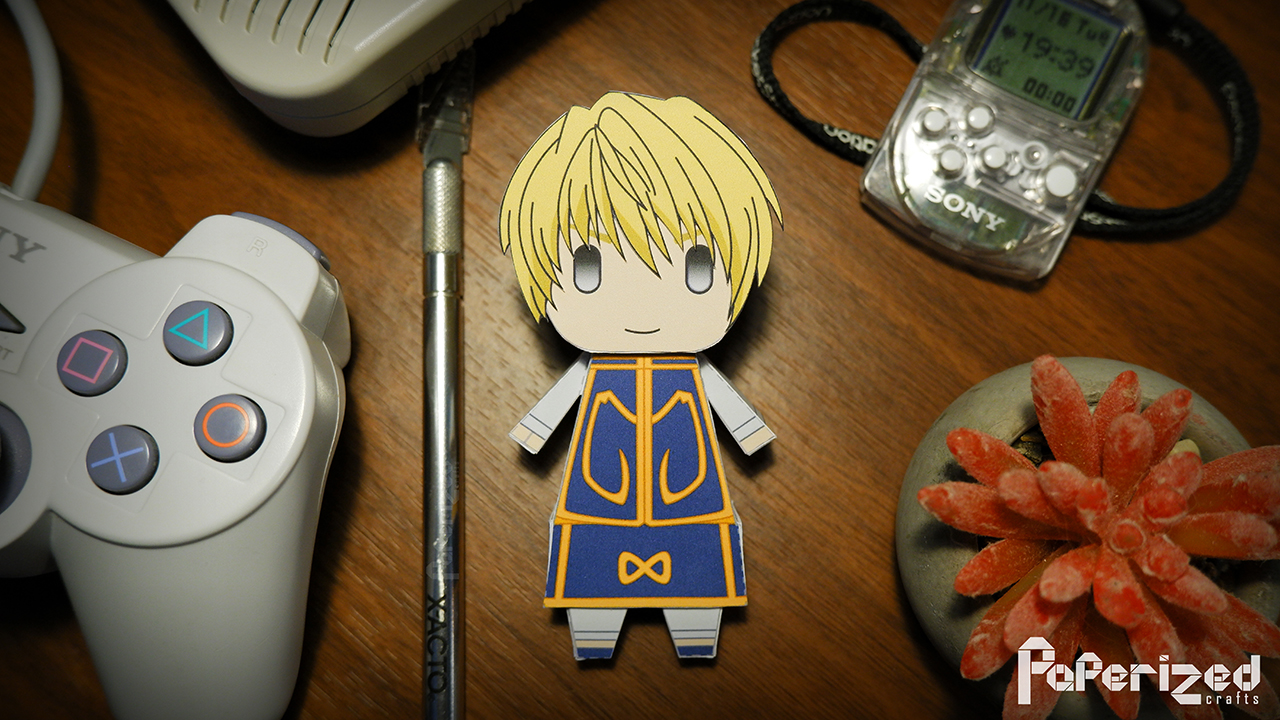 Hunter x Hunter: Kurapika Paperized | Paperized Crafts