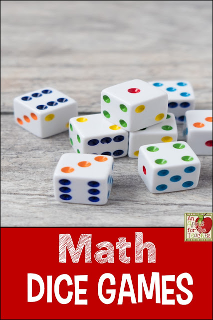 An Apple For The Teacher: Math Dice Games Your Kids Will Love