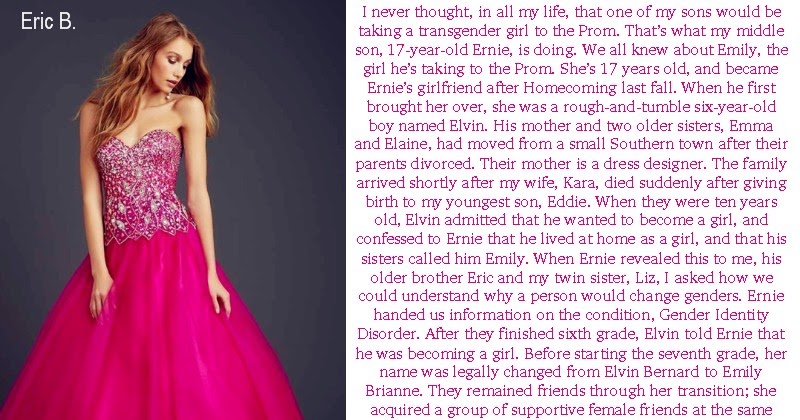 Eric's Transgender Captions: Ernie's Prom Date