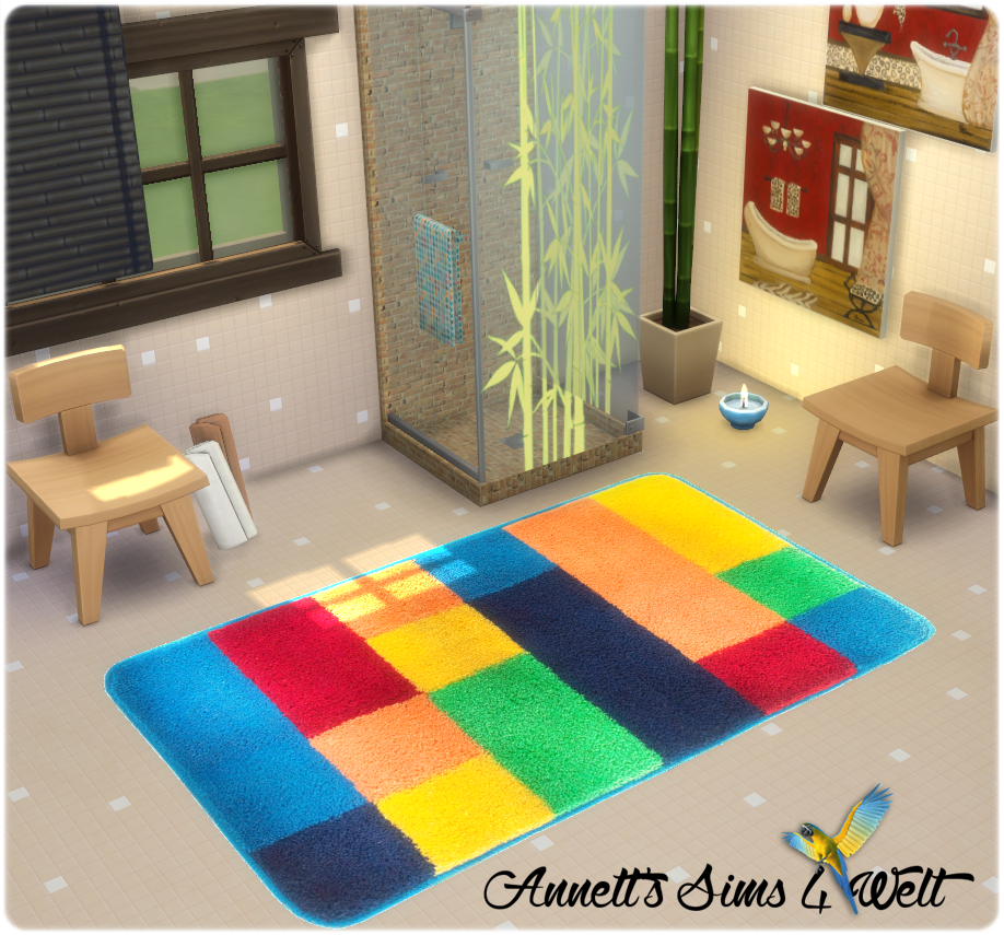 Annett's Sims 4 Welt: Bathroom Rugs