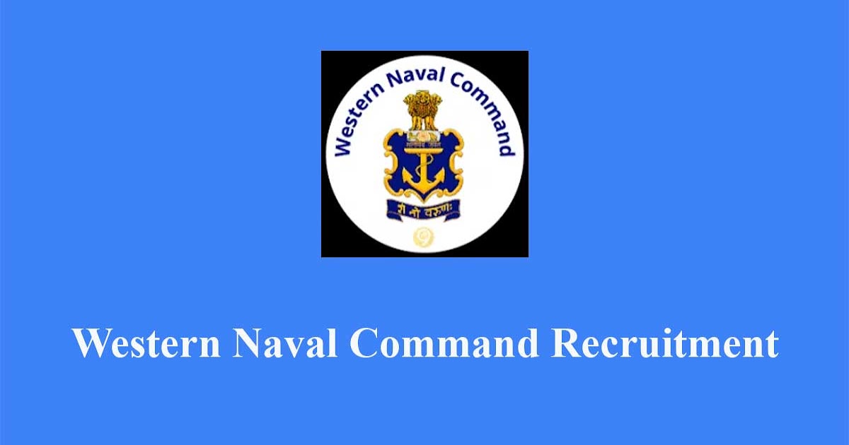 Western Naval Command Recruitment 2018 - 99 Vacancies