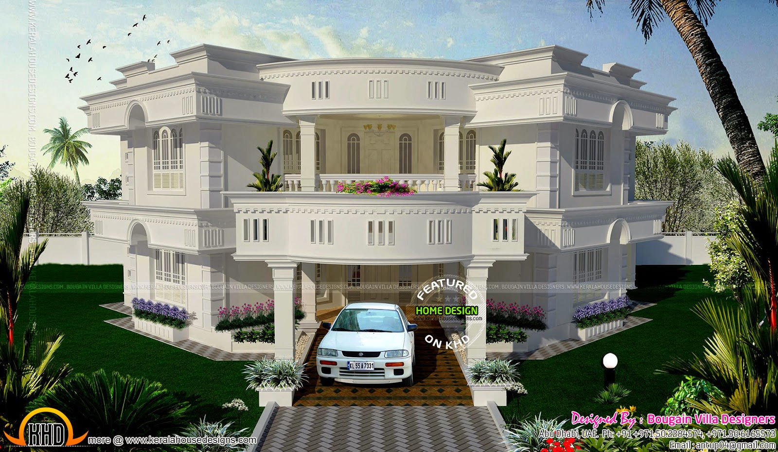 Contemporary Kerala style house - Kerala home design and floor plans