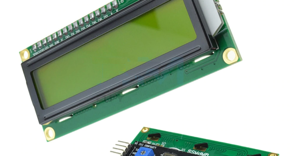 LCD I2C 16x2 Green - Aksesoris Komputer Lampung