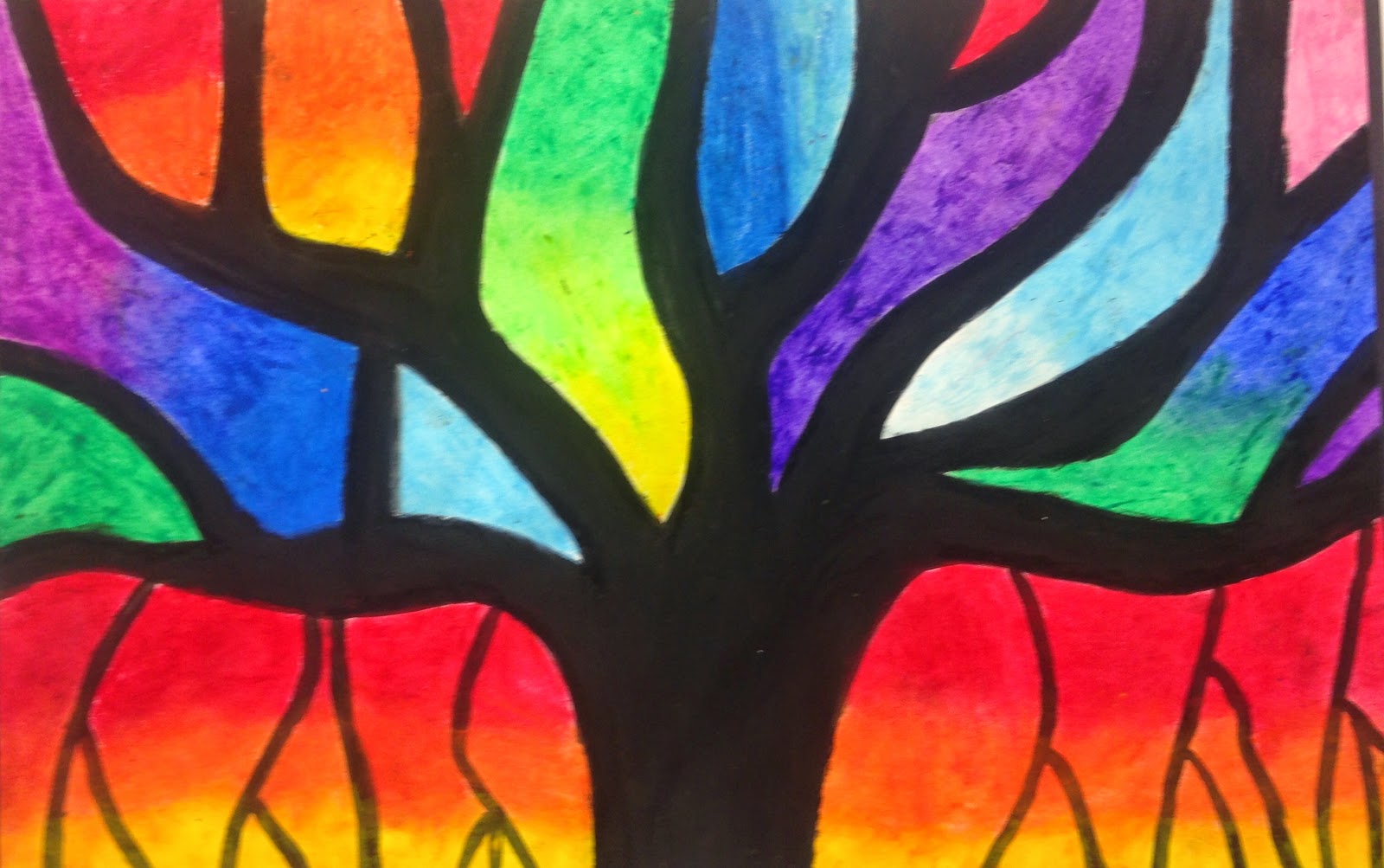 Sylvandale Middle School Art Class: Blazing Banyan Tree