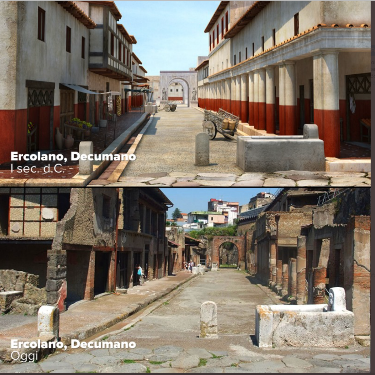 Early excavations at Herculaneum and Pompeii