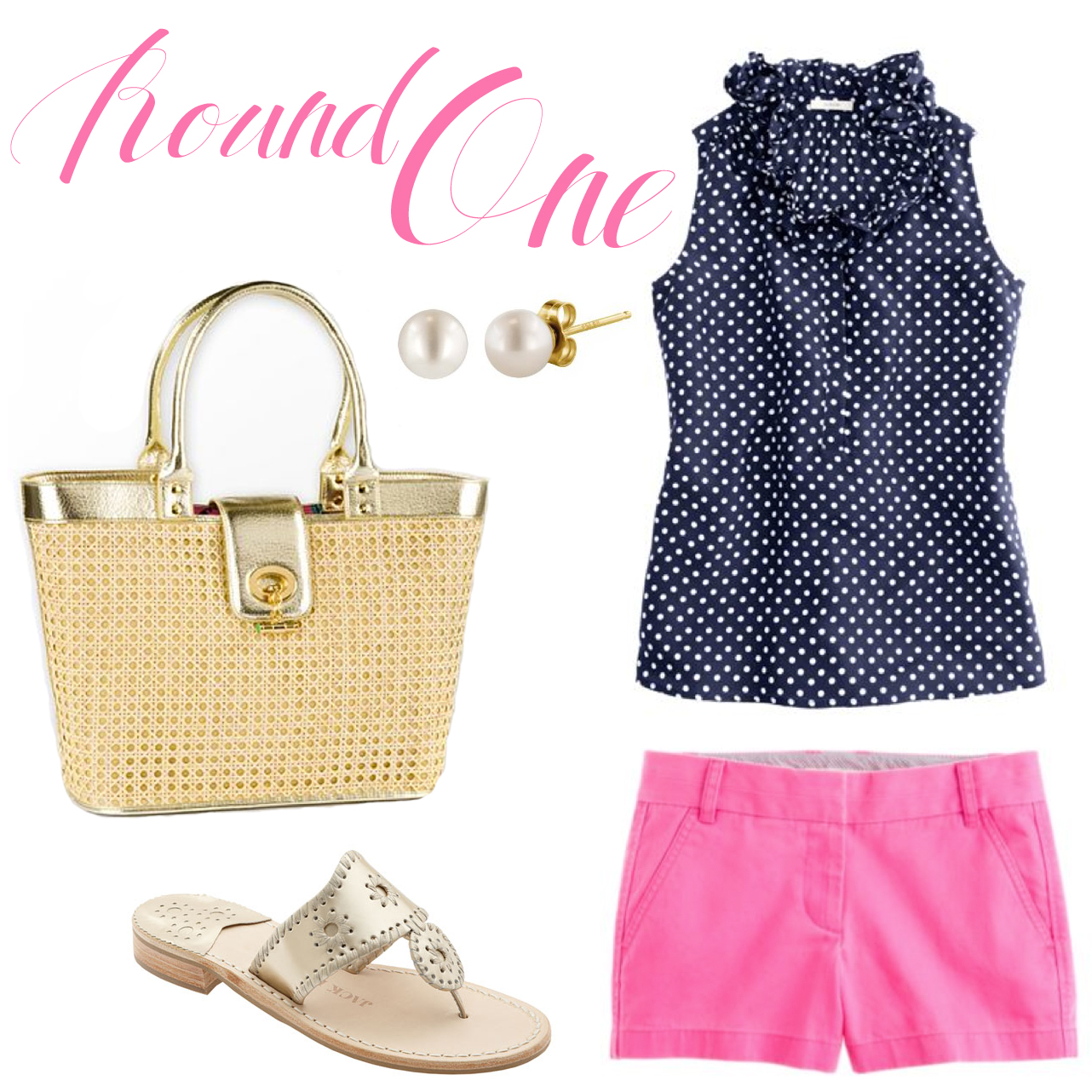 Rush Outfits - Southern Curls & Pearls