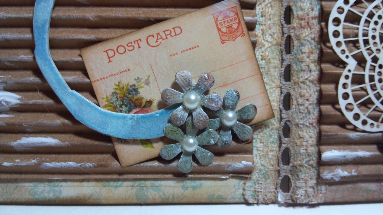 The Craft Hoarder: Gina's Designs DT Project: Lace Banner