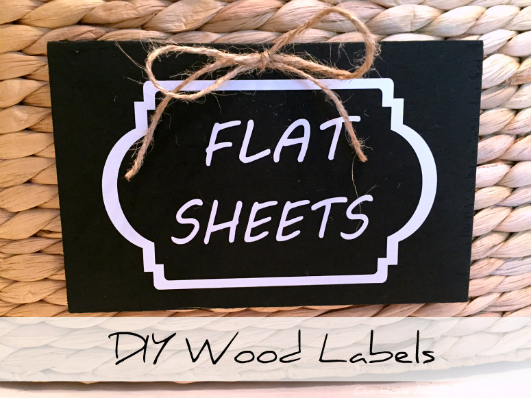 Our Home Away From Home: DIY WOOD LABELS