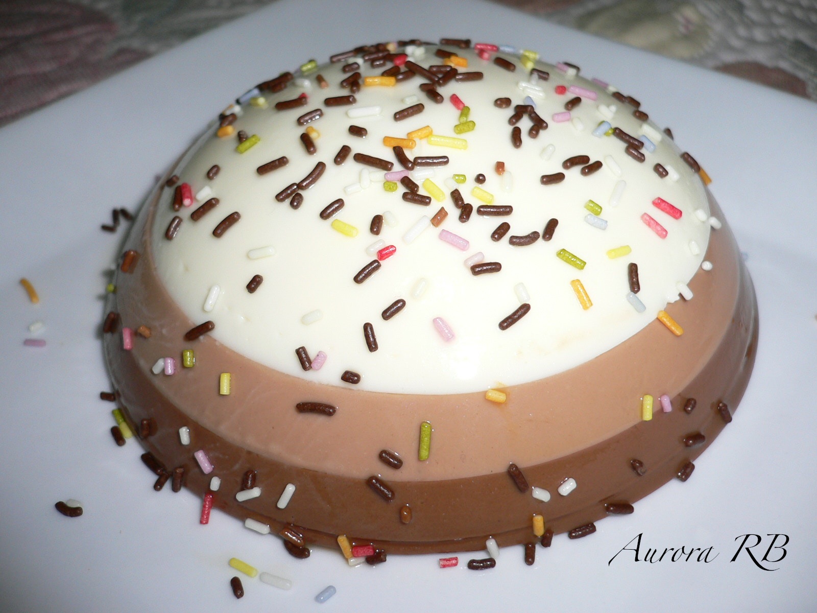 Las recetas de Aurora: Tarta de tres chocolates