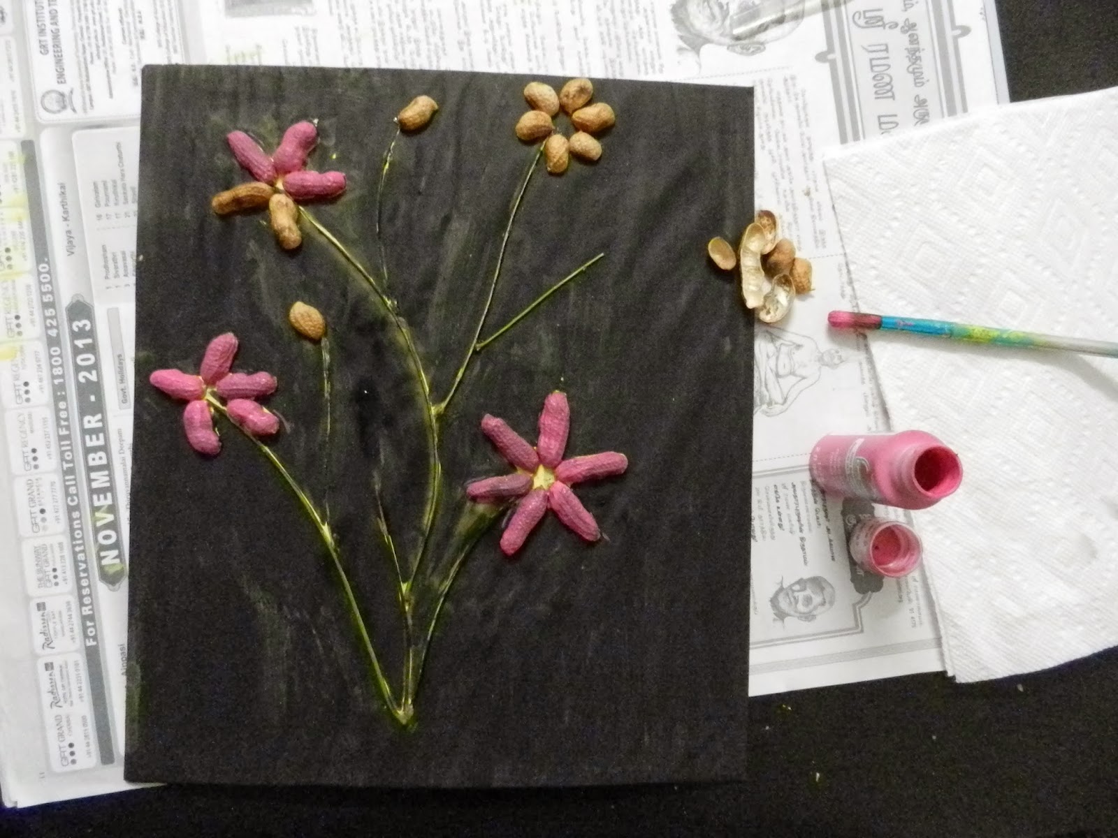 Creative DIY crafts: Groundnut shell crafts