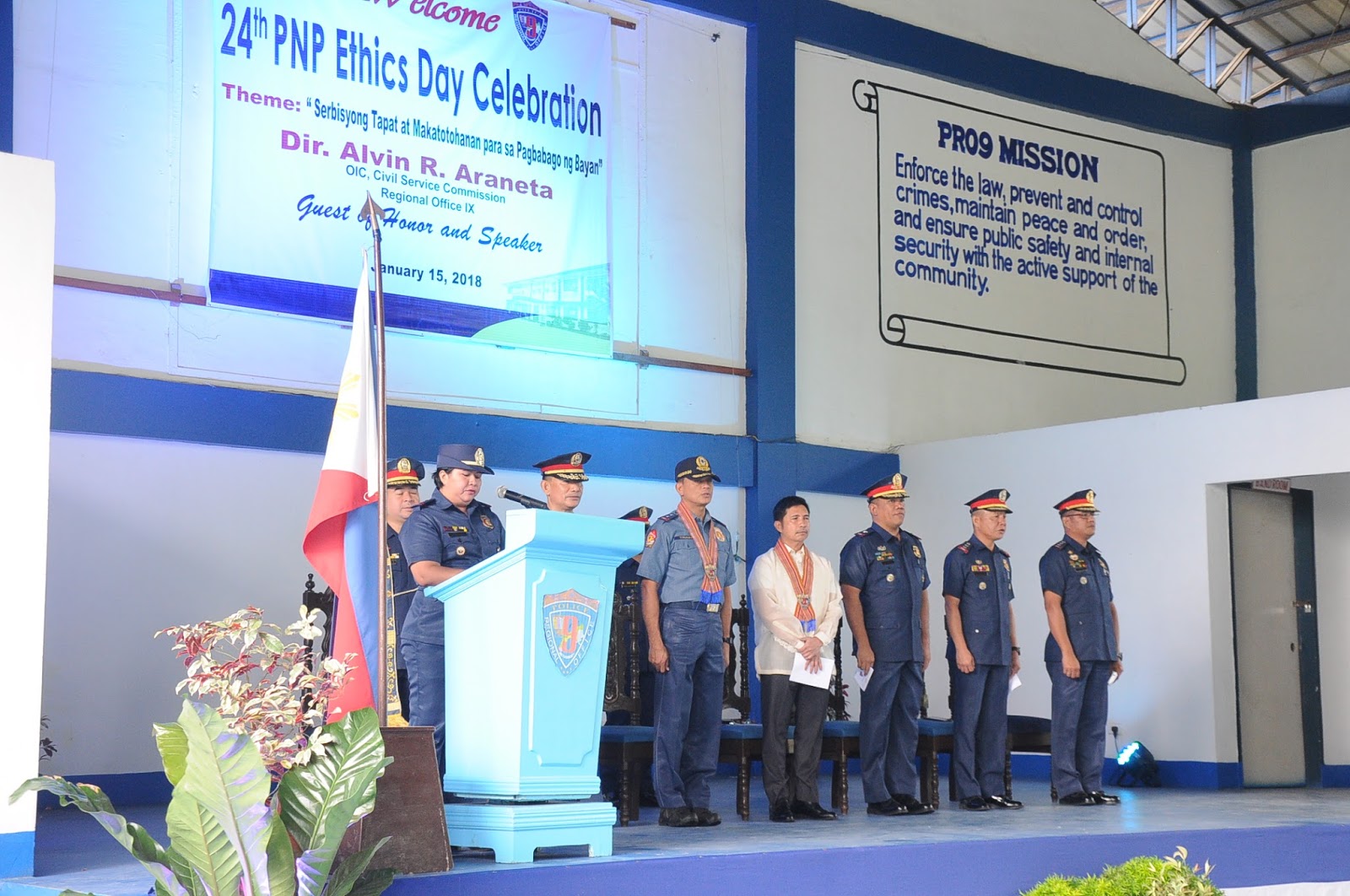 MINDANAO PAGADIAN FRONTLINE: PRO9 celebrated 24th PNP Ethics Day