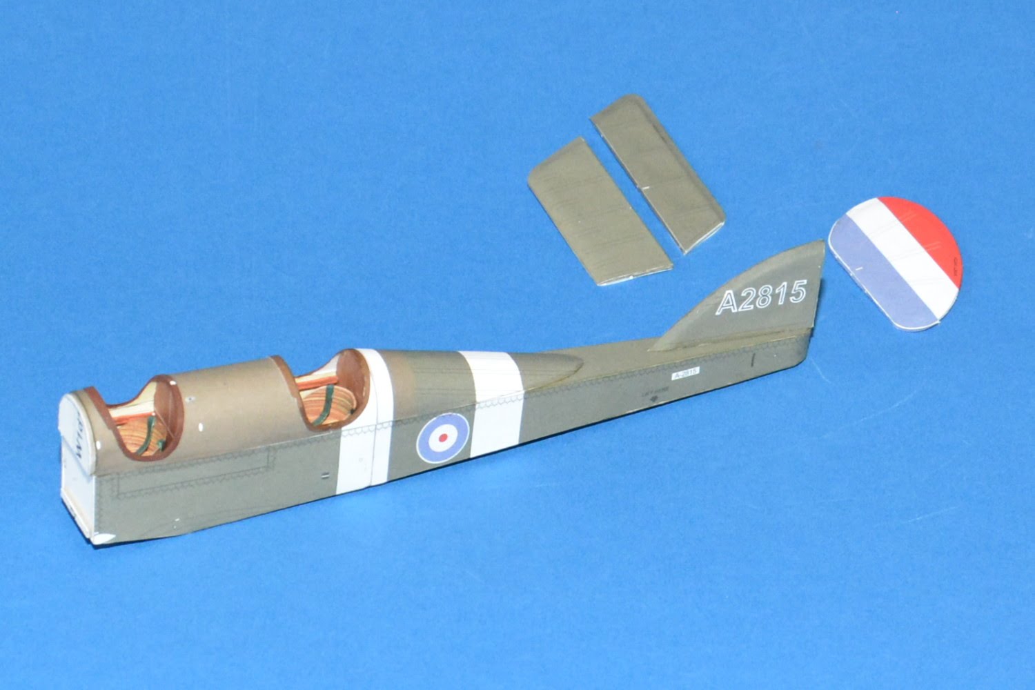 F-ES-B Modellbau: Kartonmodell - GPM - Bleriot BE2e Experimental 1:33 ...