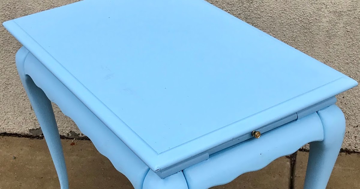 Uhuru Furniture & Collectibles: Baby Blue End Tables - $25 SOLD