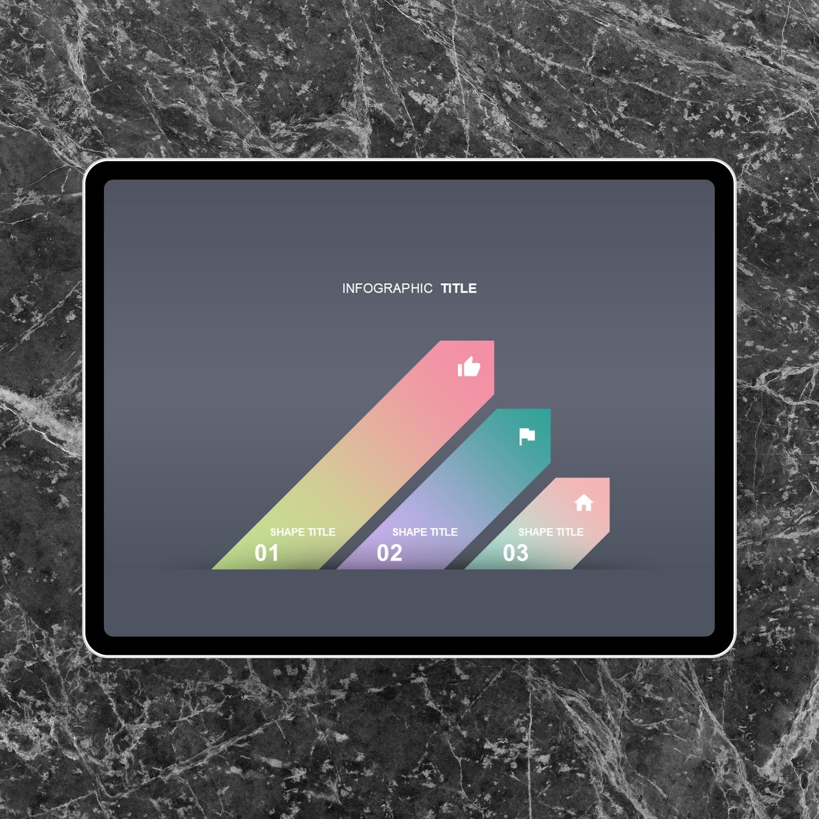 Diagonal Rising PowerPoint Templates - PowerPoint Free