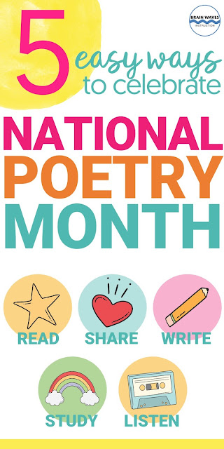 Brain Waves Instruction: Ideas for celebrating National Poetry Month in ...