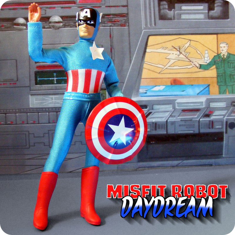 Misfit Robot Daydream: Legendary Marvel Super-Heroes "Captain America ...