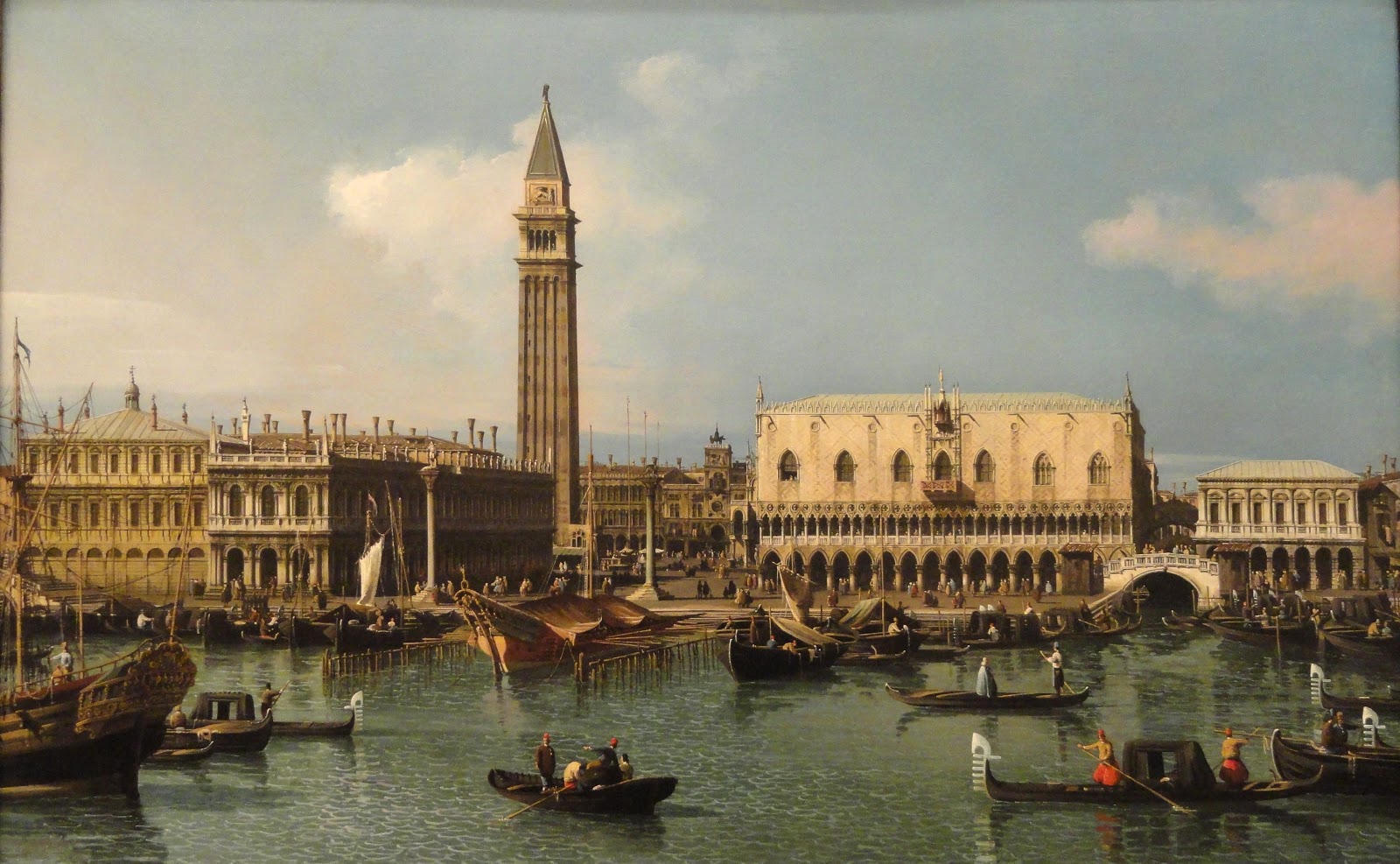 Canaletto | The Molo Seen from the San Marco Basin, 1730 | Masterpiece ...
